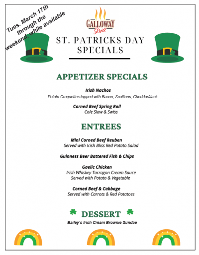 Galloway Grill – Open seven days for breakfast, lunch, dinner in Warwick NY